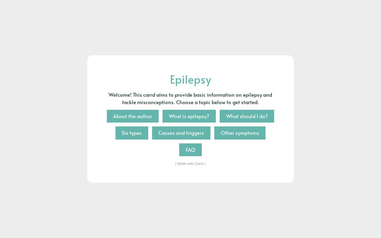 Epilepsy